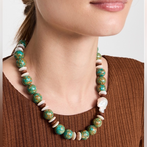 Brinker + Eliza | Jewelry | Brinker Elizawooden Beads Glass ...